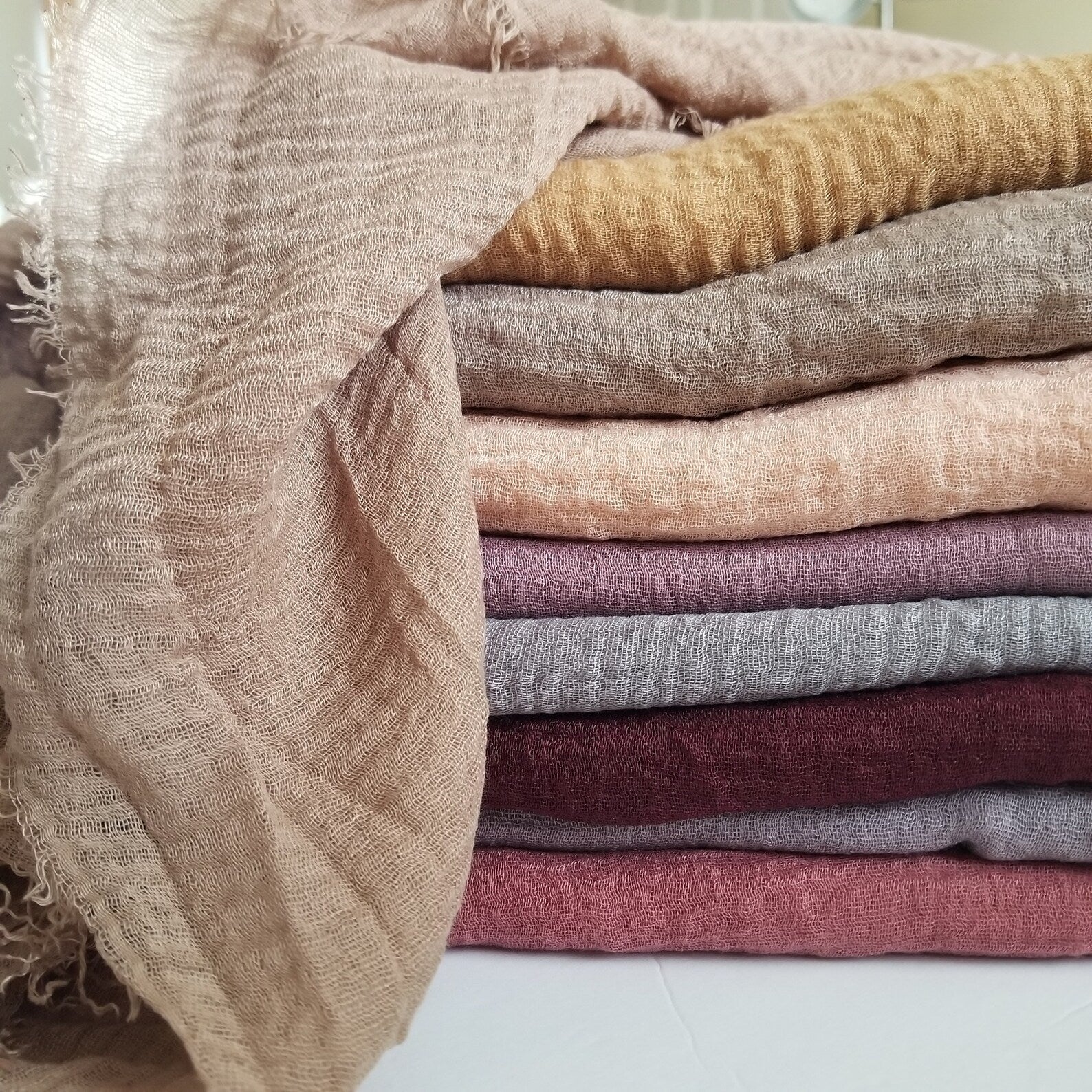 Premium Cotton Crinkle Hijab – Afdhal Hijaab