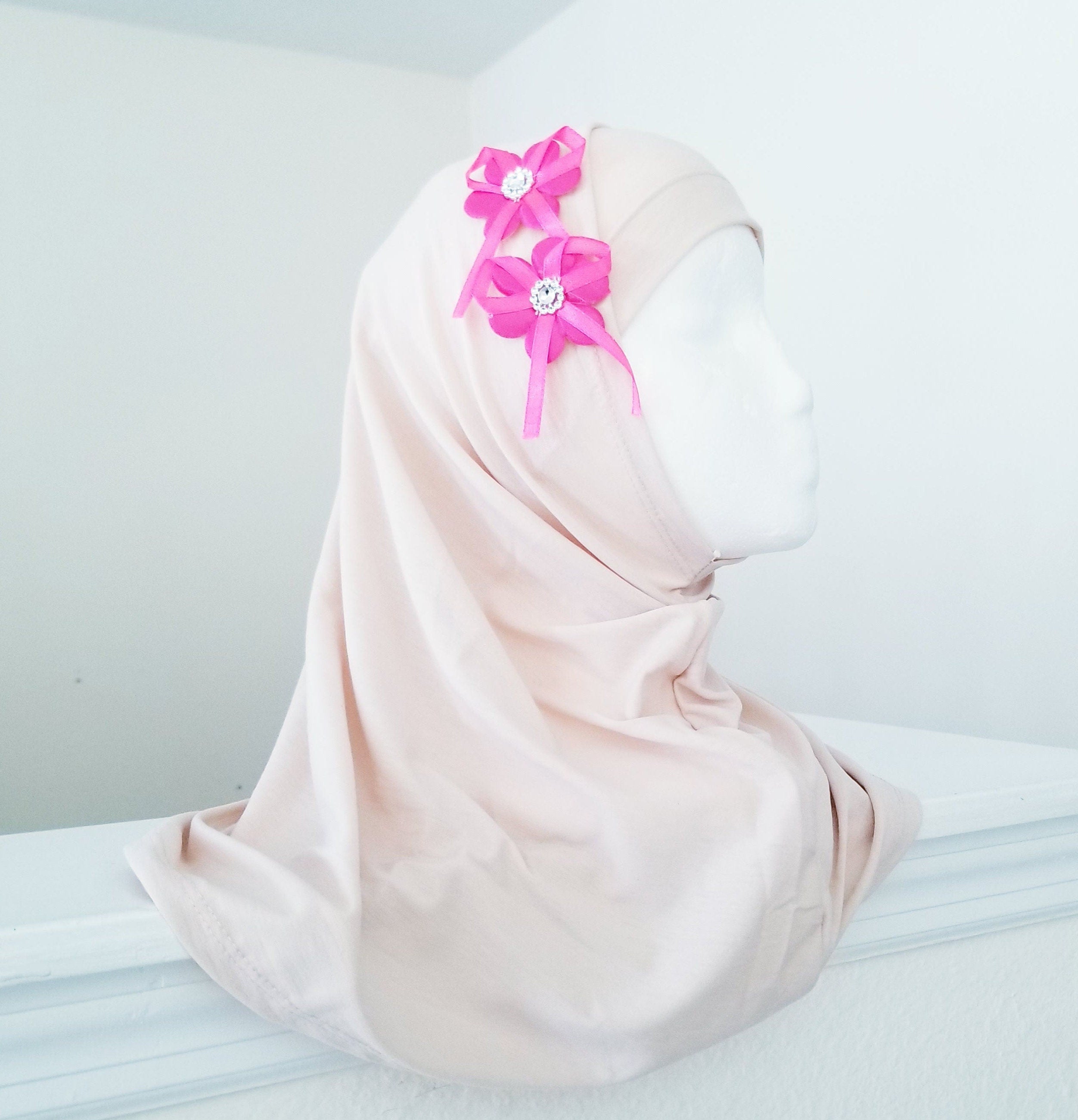 Two piece Amira Hijab - Flowers – Afdhal Hijaab